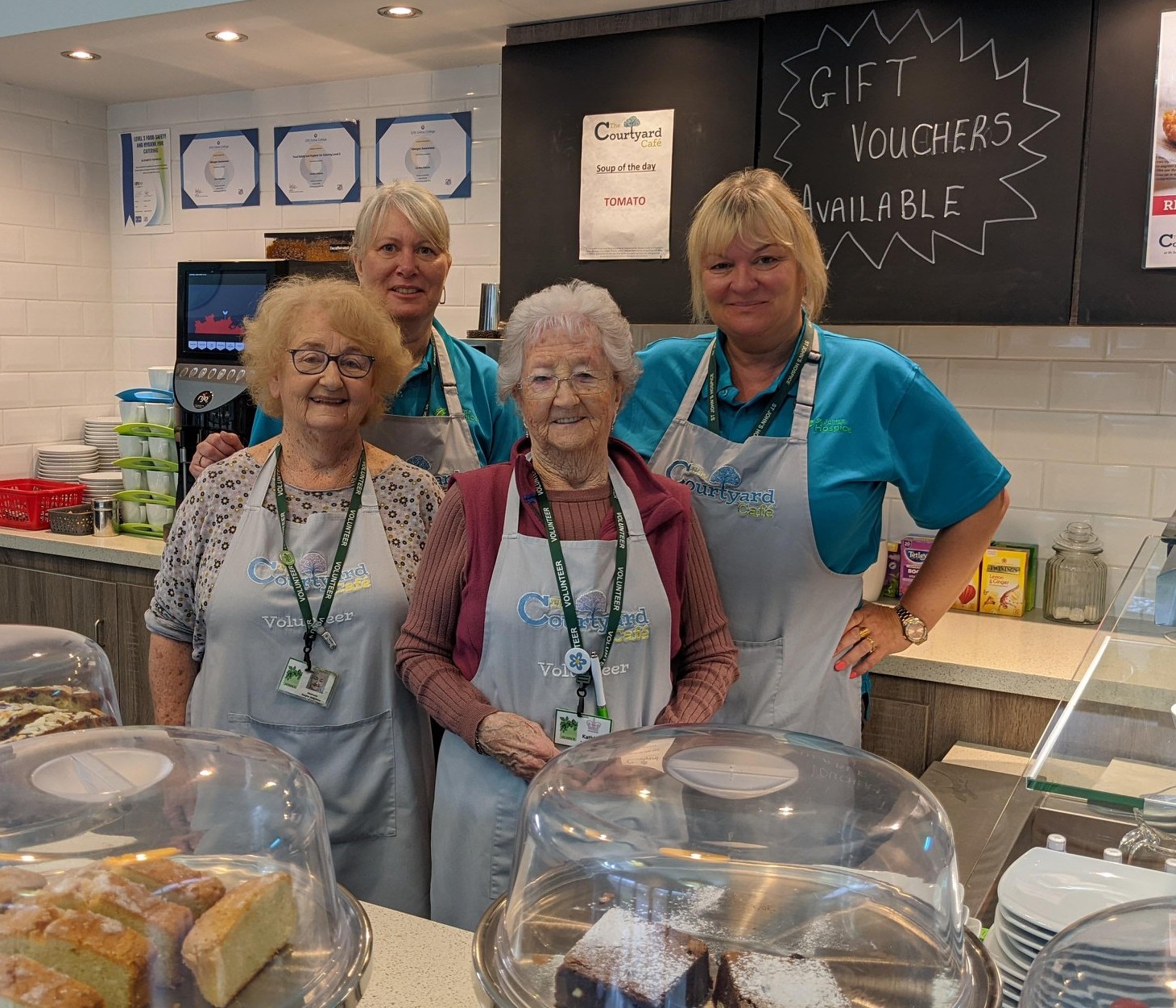Courtyard Café Volunteers - St John's Hospice